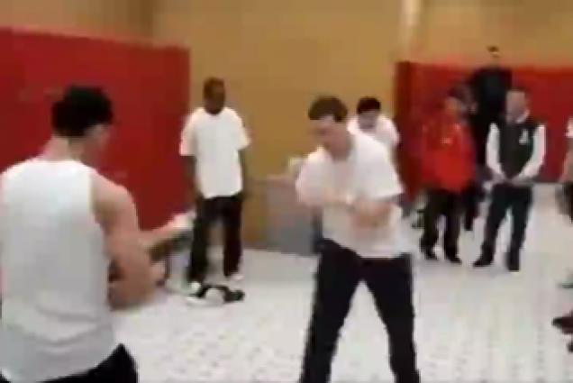 Show Off Gets Body Slammed In Locker Room Fight Wtf Video Ebaums World