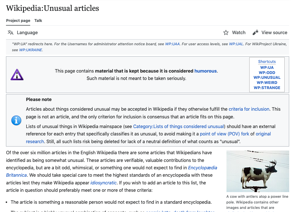 15 Weird Wiki Pages Worth Going Down the Rabbit Hole | eBaum's World