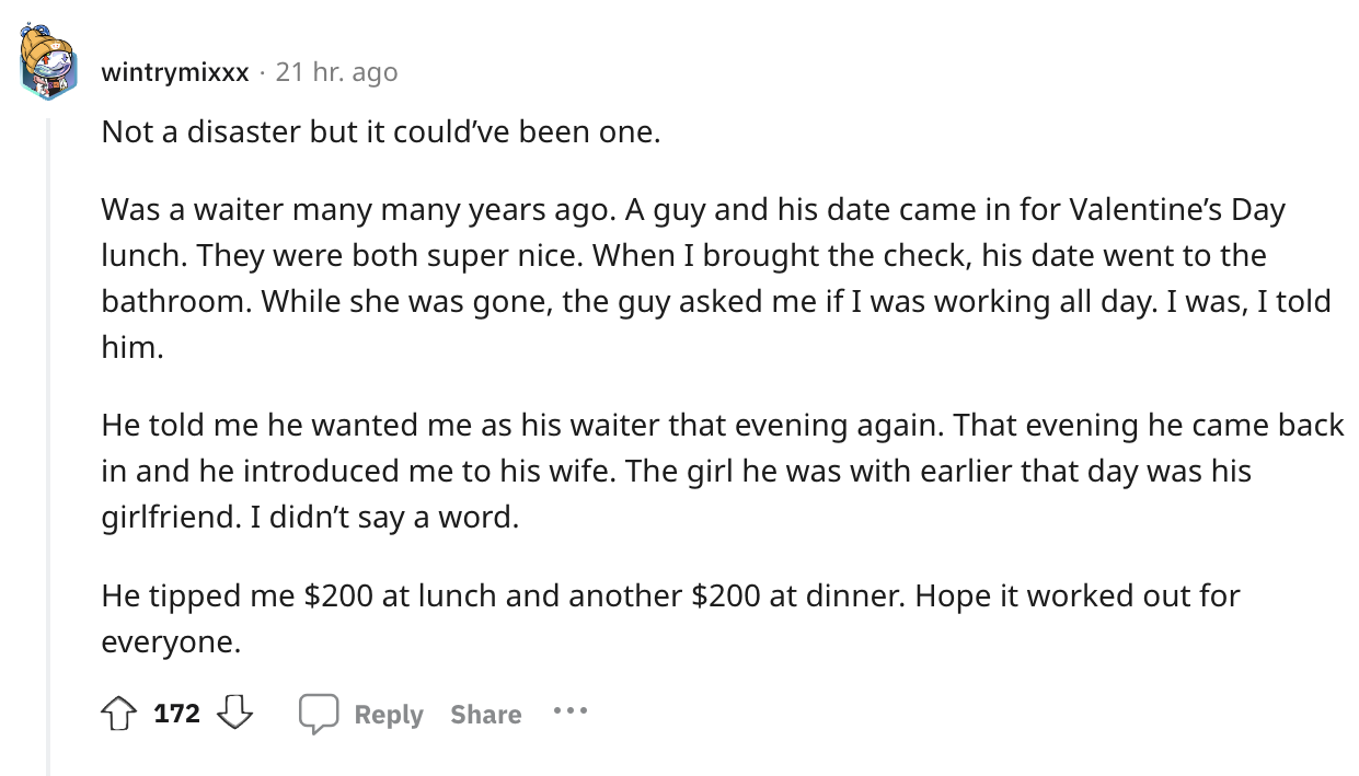 20 Date Night Disasters Witnessed By Restaurant Workers | eBaum's World