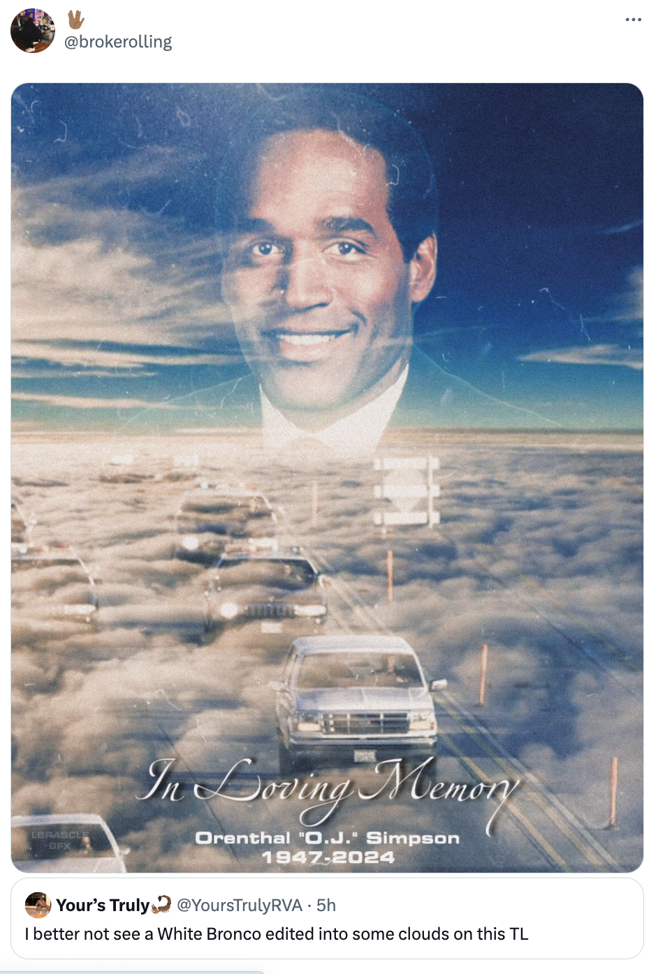 The Best Memes and Reactions to O.J. Simpson's Death | eBaum's World