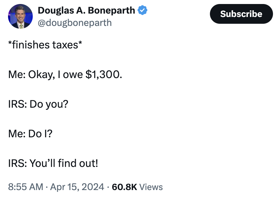20 Tax Day Memes and Tweets That Won't Audit You | eBaum's World