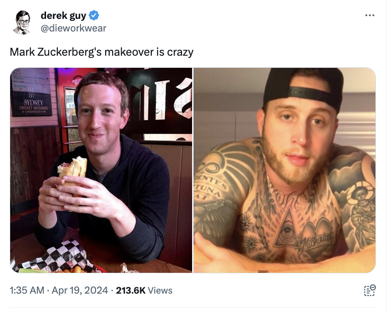 20 Tweets and Reactions to Mark Zuckerberg's 'Glow Up' | eBaum's World