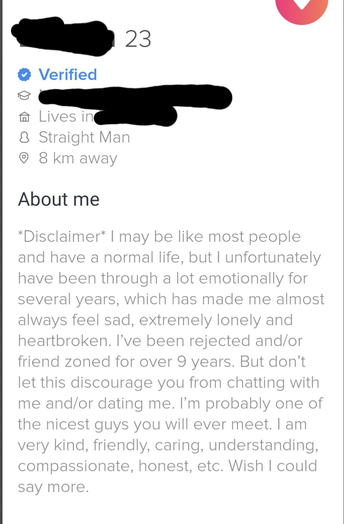 23 Disturbing Bios People Actually Posted On Their Dating App Profiles ...