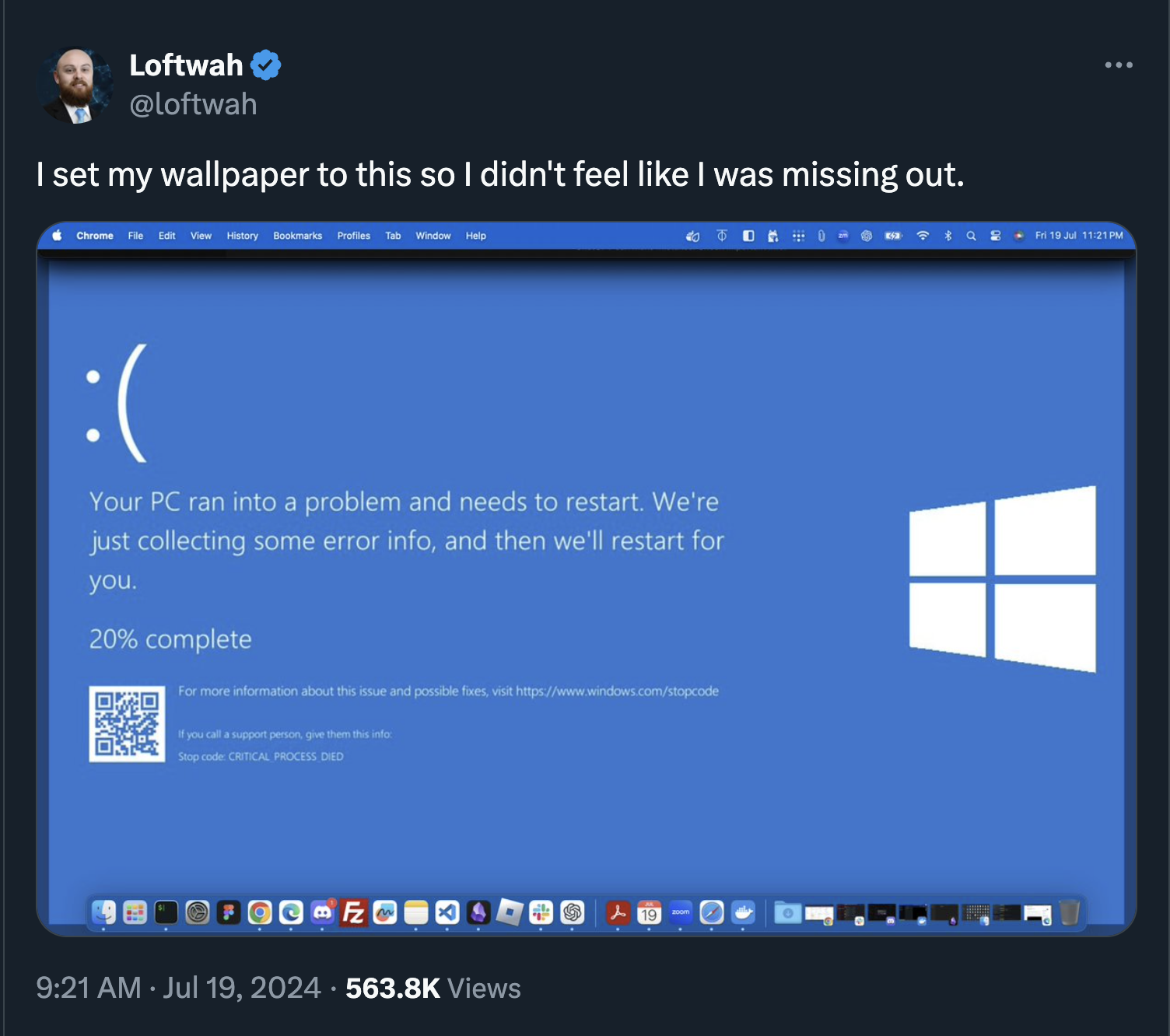 The Funniest CrowdStrike Outage Memes Giving the Blue Screen | eBaum's ...