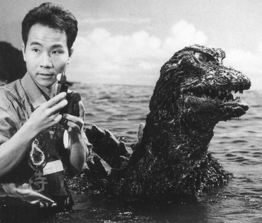 Classic Photos From BTS of The Old Godzilla Films | eBaum's World