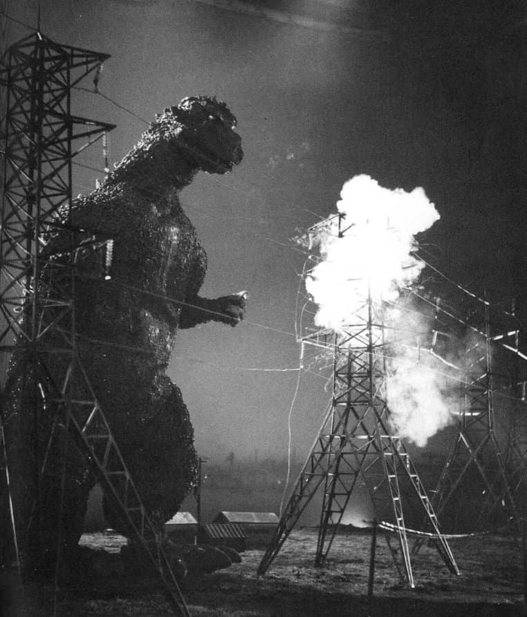 Classic Photos From BTS of The Old Godzilla Films | eBaum's World