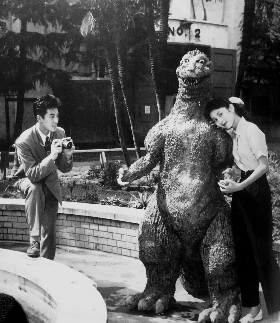 Classic Photos From BTS of The Old Godzilla Films | eBaum's World
