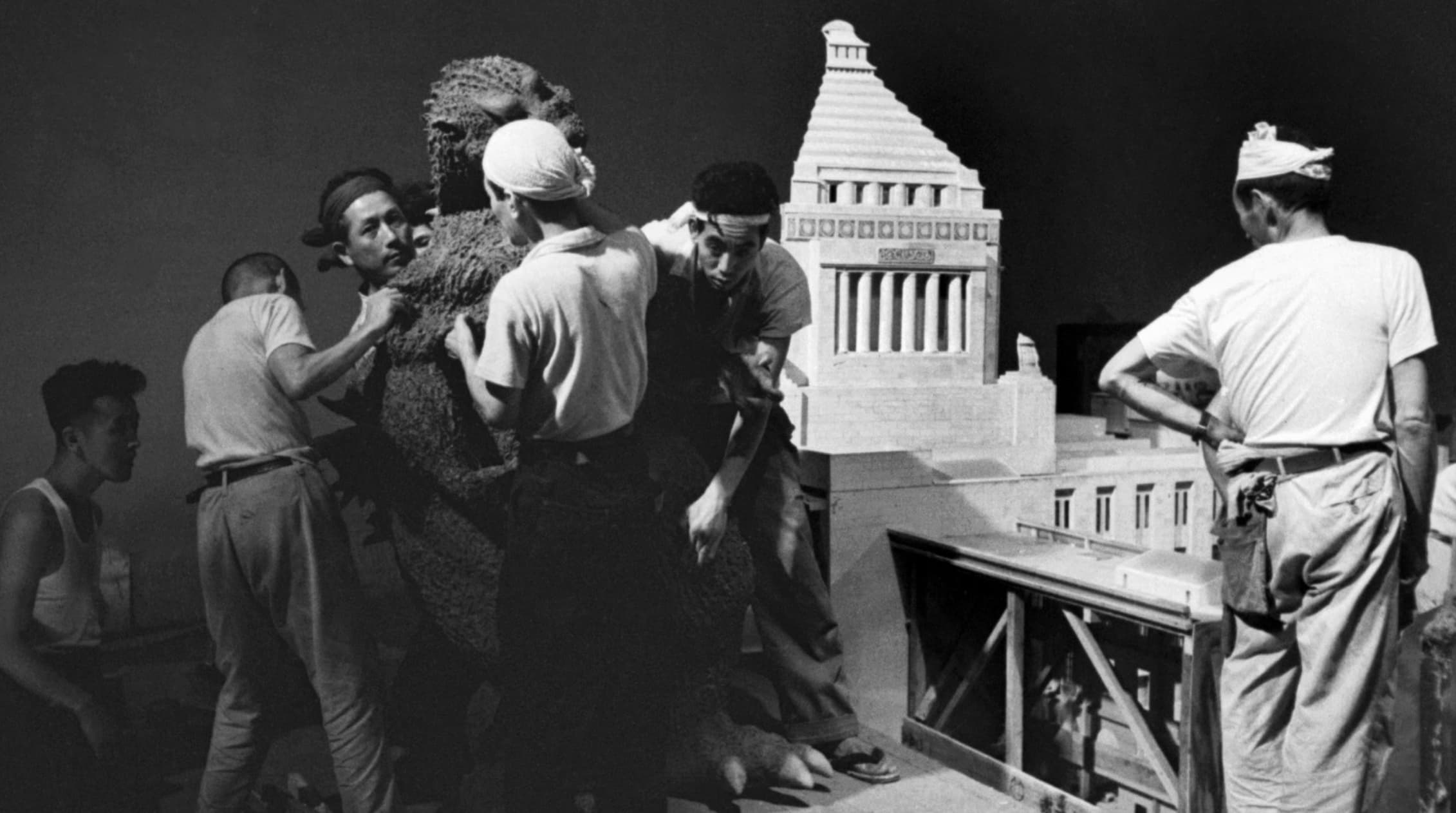 Classic Photos From BTS of The Old Godzilla Films | eBaum's World