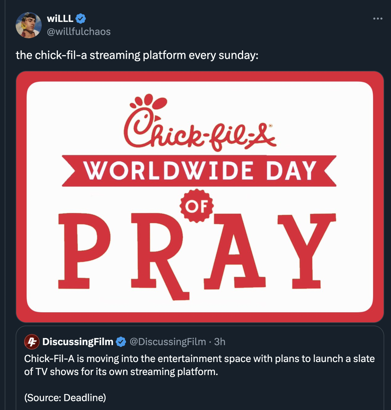 23 Funny Memes And Reactions To Chick-fil-A Starting A Streaming ...
