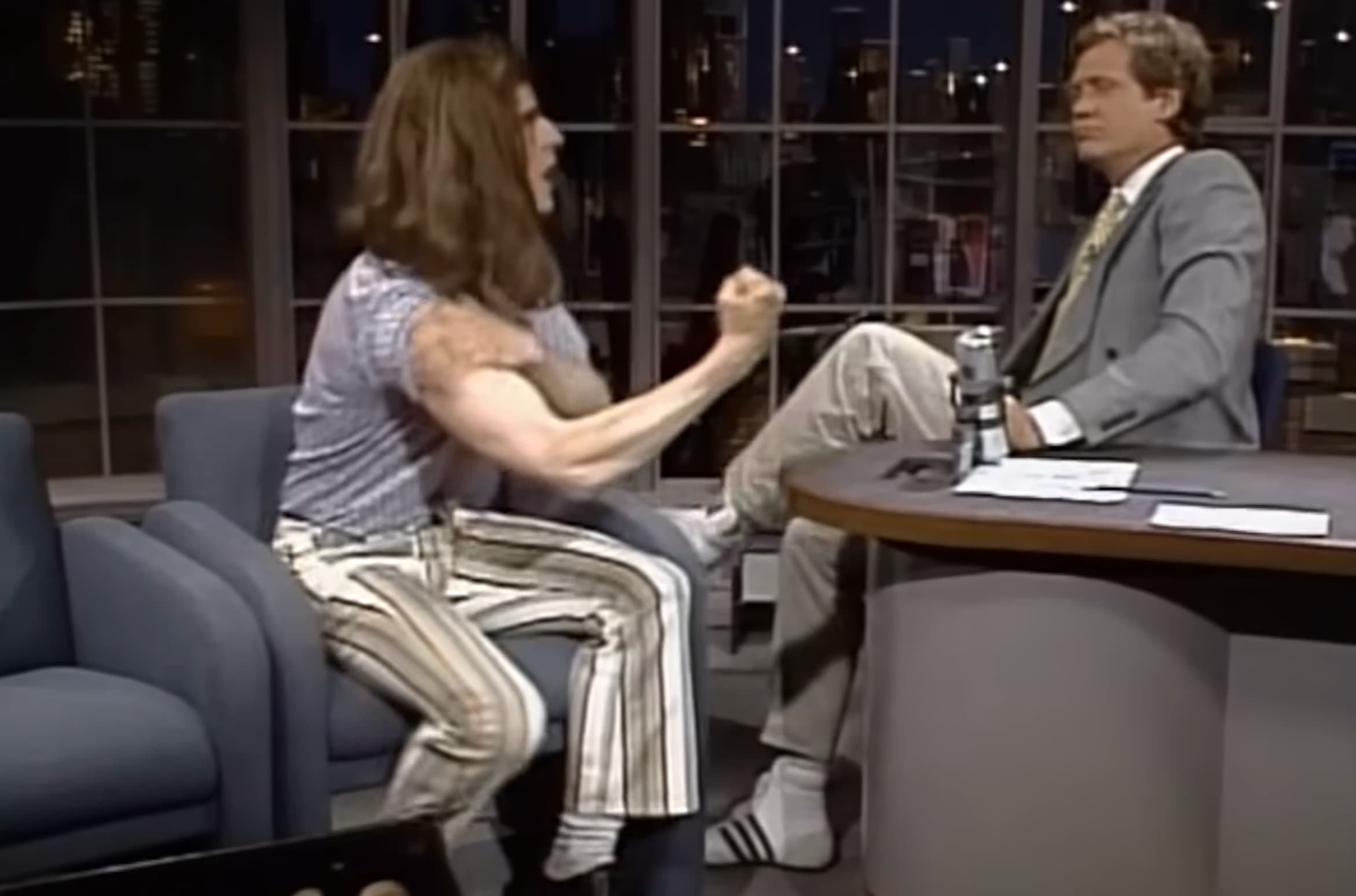 Crispin Glover's Wild 1987 Appearance On Letterman | eBaum's World