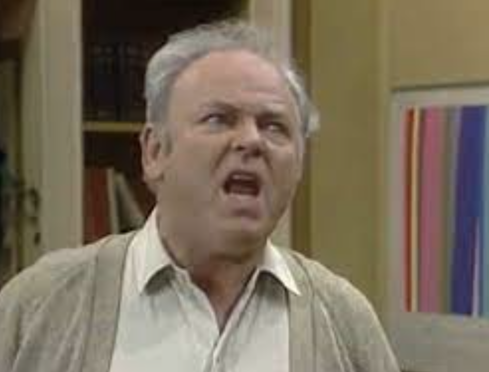 Pics of Archie Bunker Losing it on 'All in the Family' | eBaum's World