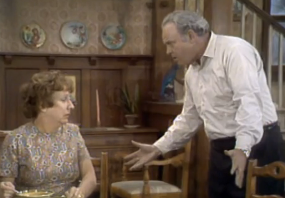 Pics of Archie Bunker Losing it on 'All in the Family' | eBaum's World