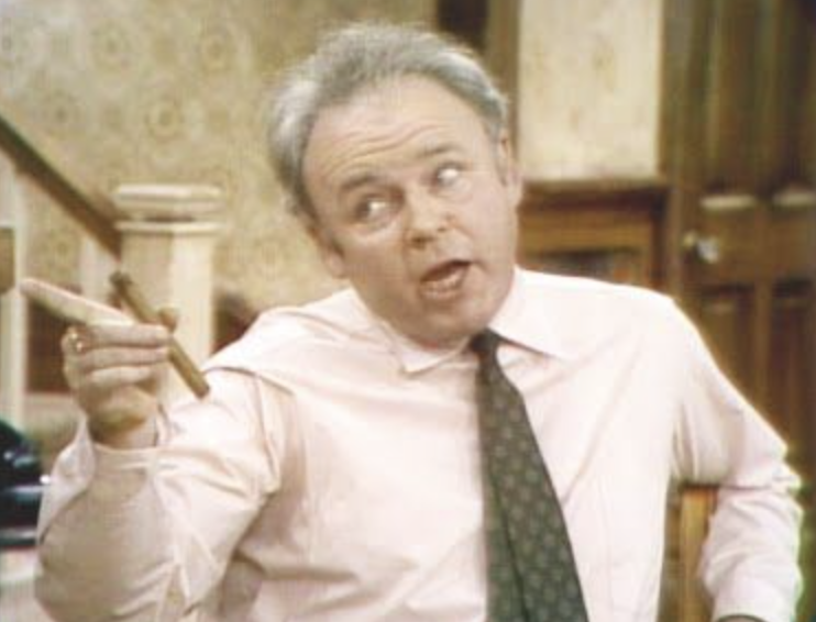 18 Heated '70s Pics of Archie Bunker Blowing His Stack On 'All in the ...