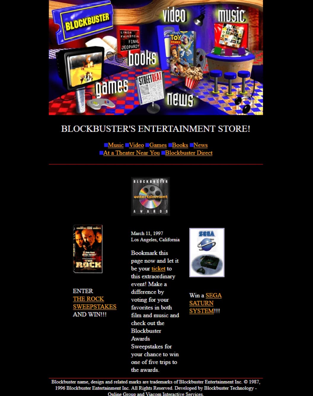 Retro Website Homepages Only the '90s Kids Will Know | eBaum's World