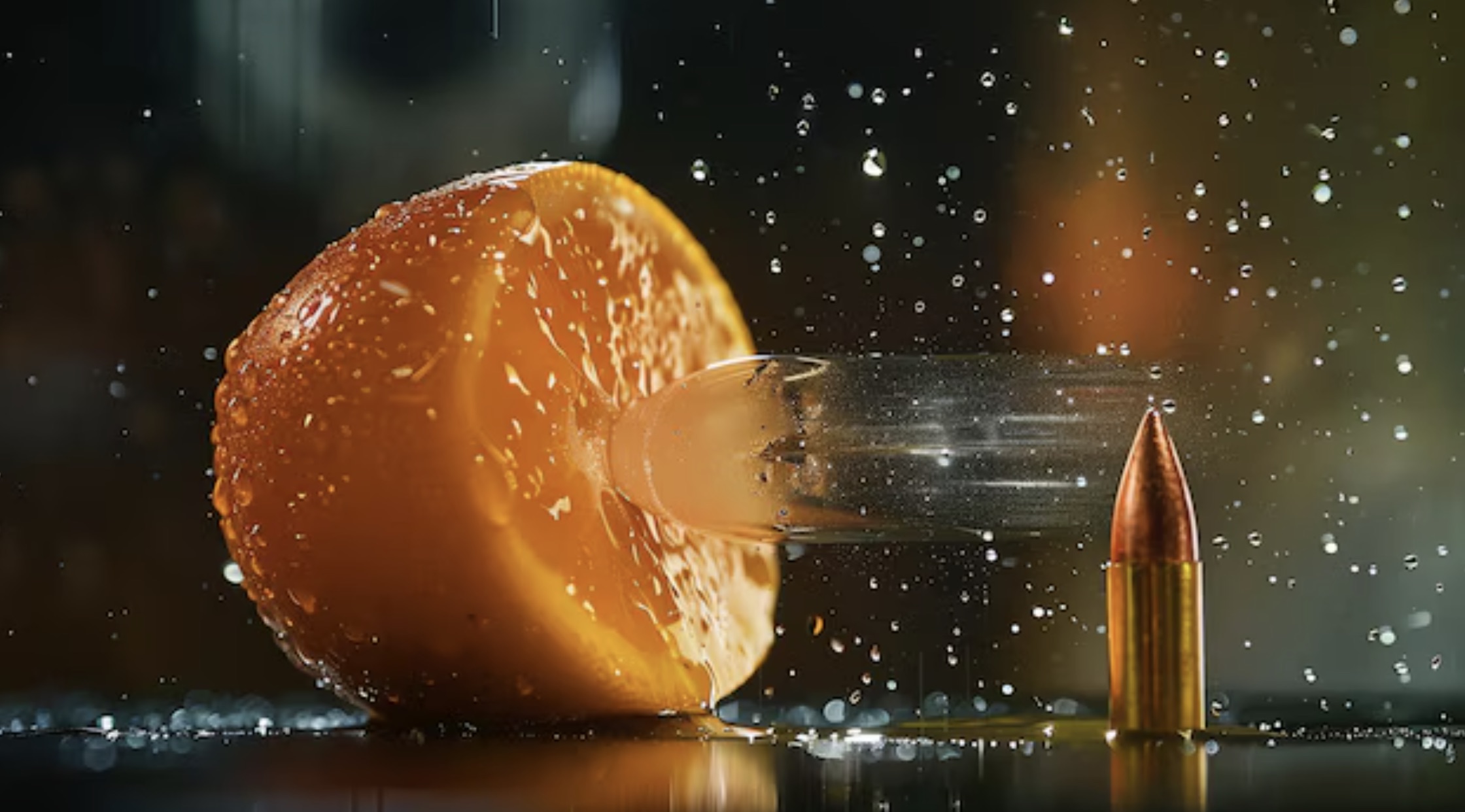 23 Freeze Frame Photos of Bullets Going Through Things | eBaum's World