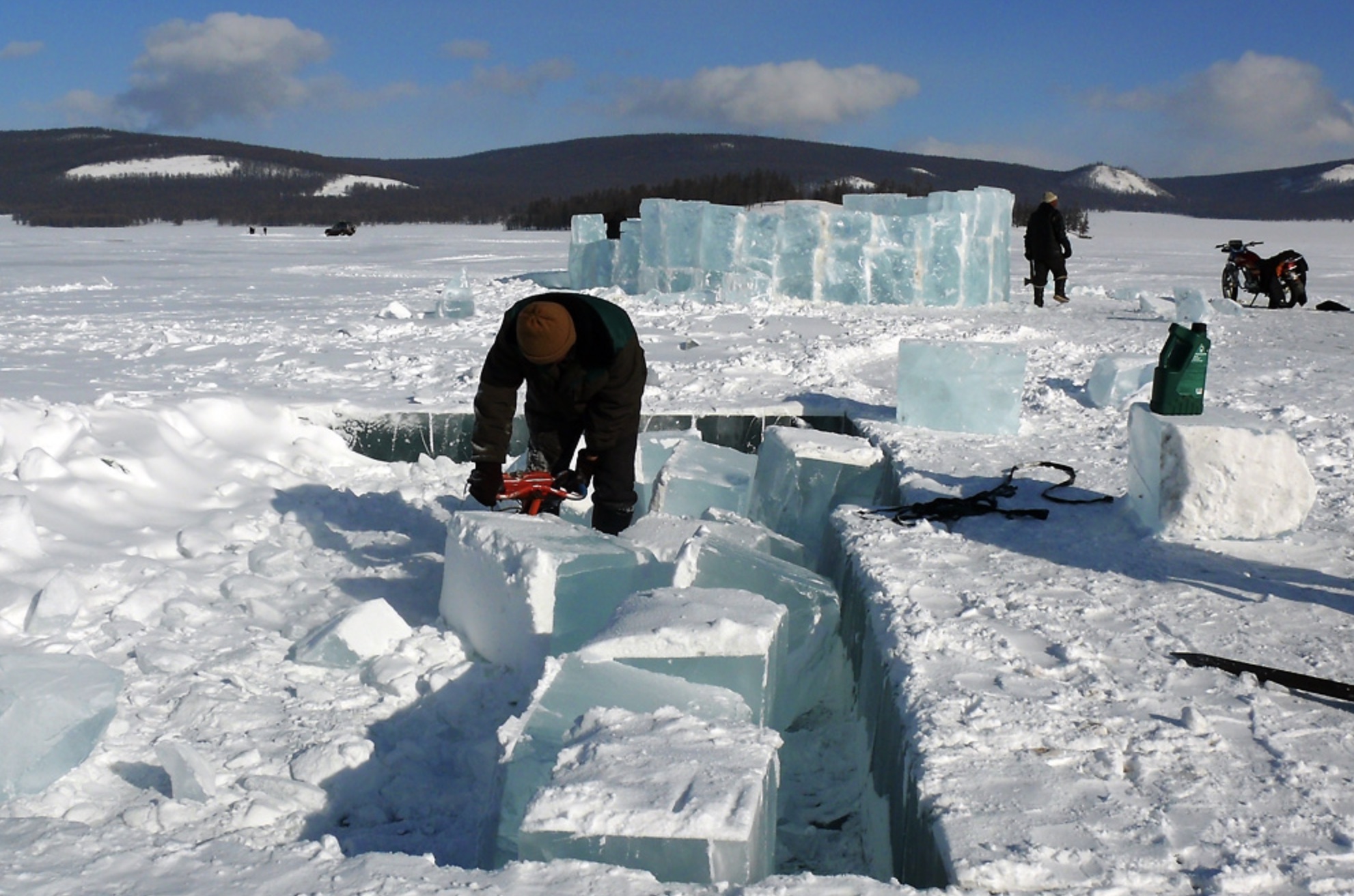 The World's Coldest Festival: The Mongolian Lake | eBaum's World