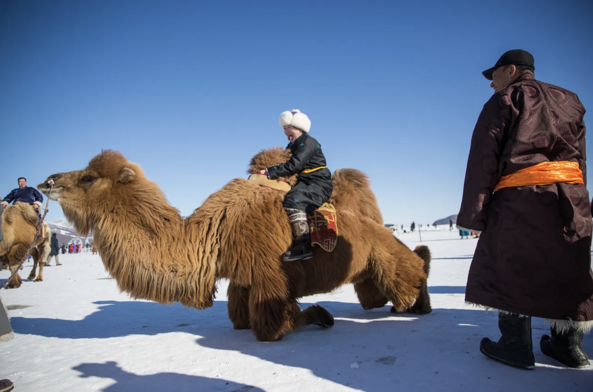 The World's Coldest Festival: The Mongolian Lake | eBaum's World