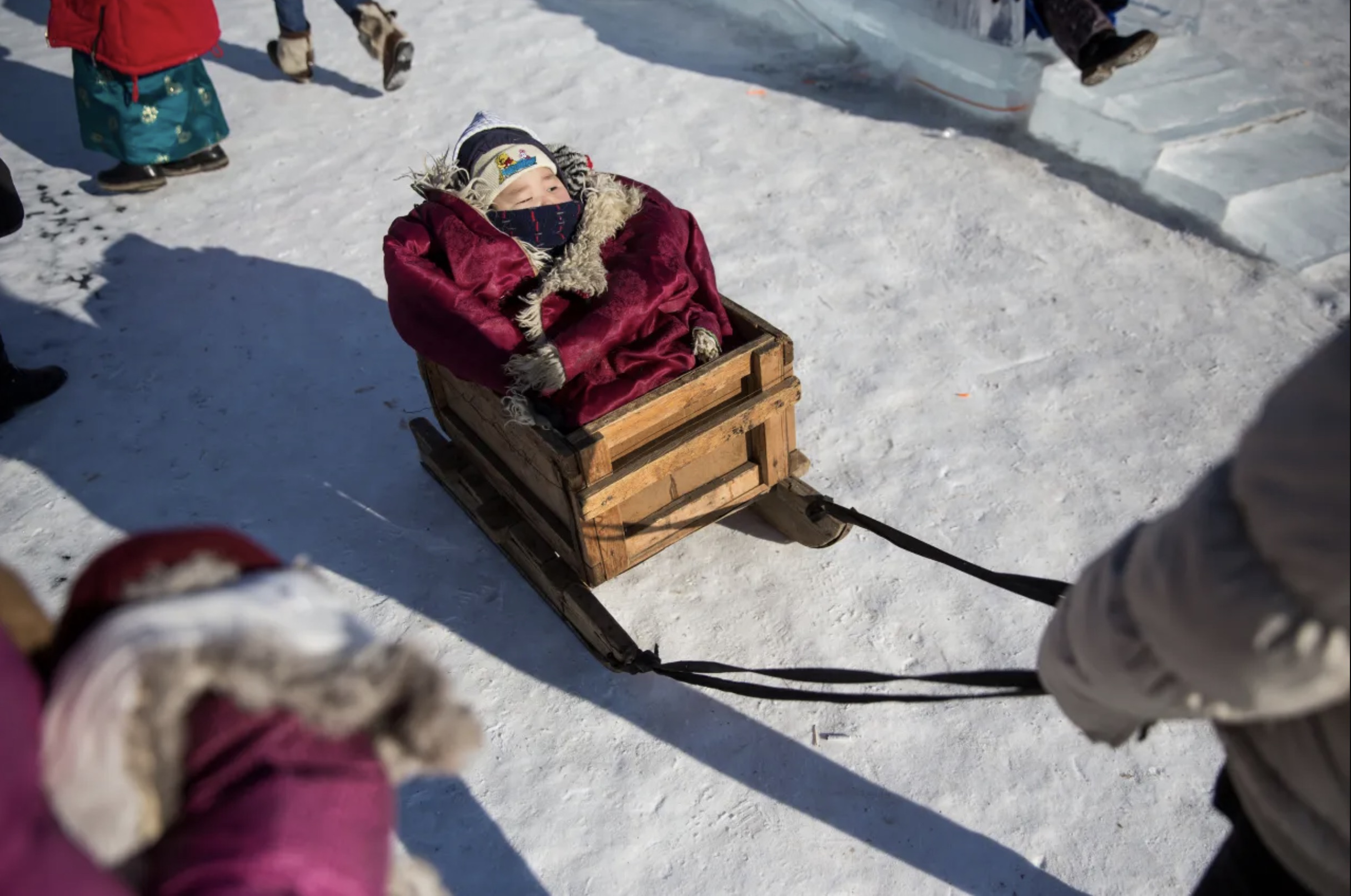 The World's Coldest Festival: The Mongolian Lake | eBaum's World