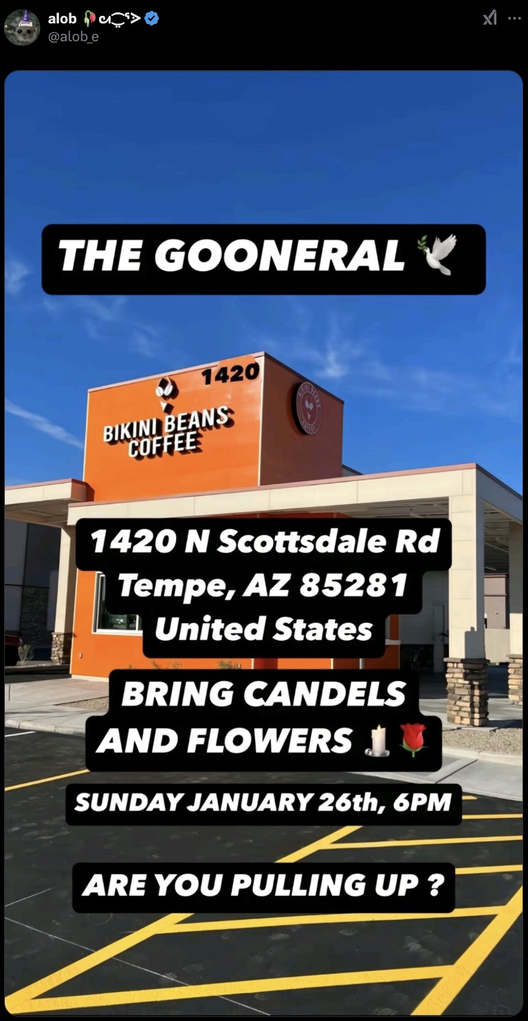 Arizona Incels Held 'Gooneral' Candlelight Vigil for the 'Goonicide ...