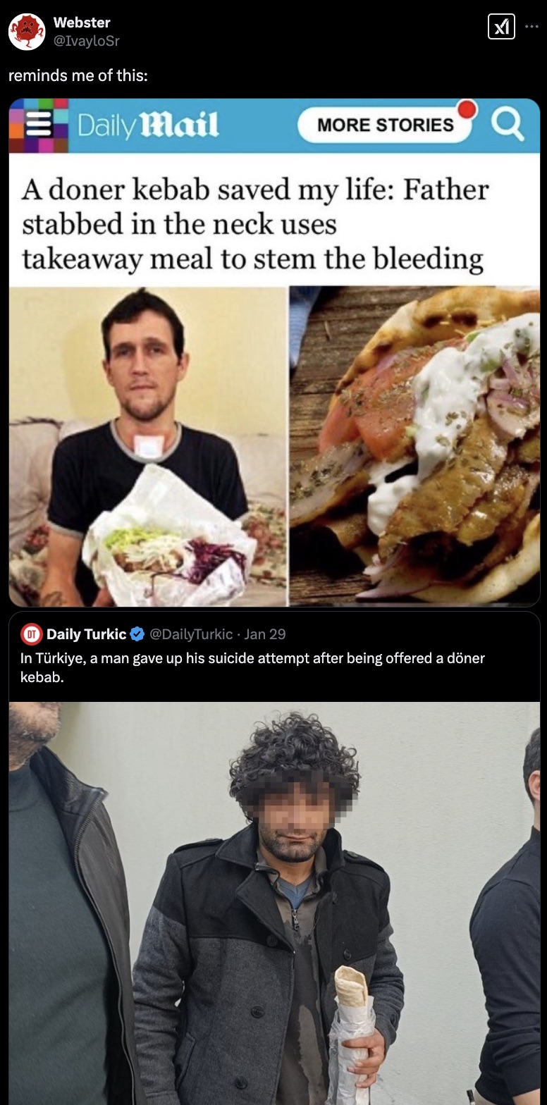 25 Memes and Tweets Reacting to the Kebab That Saved a Man's Life ...