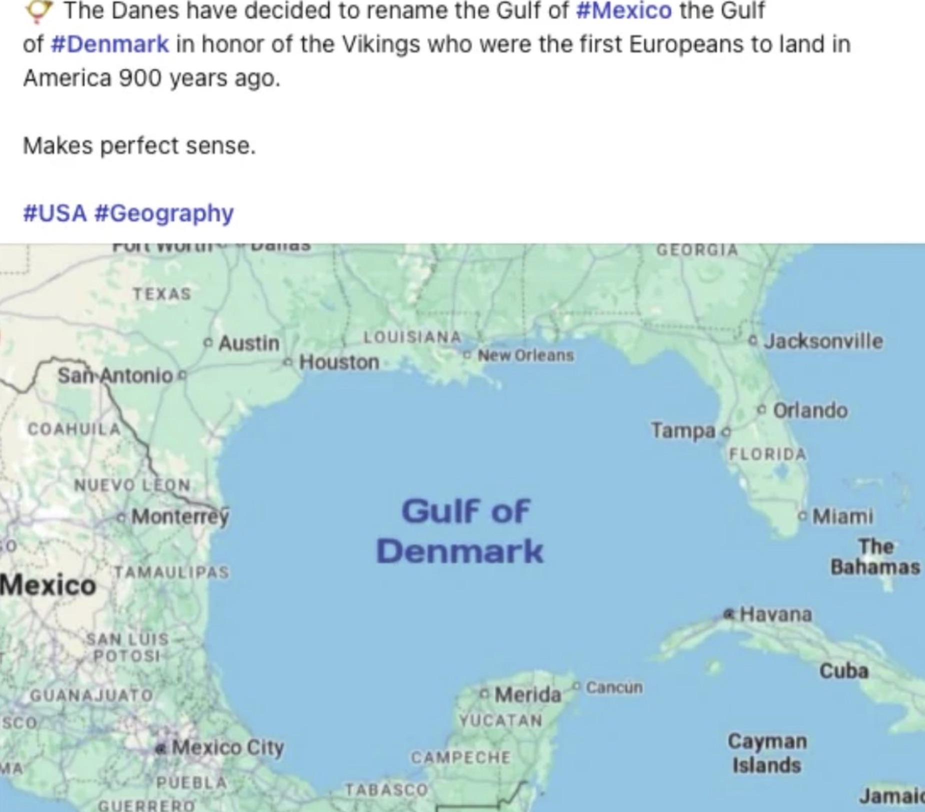 22 Alternative Names for the Gulf of America | eBaum's World