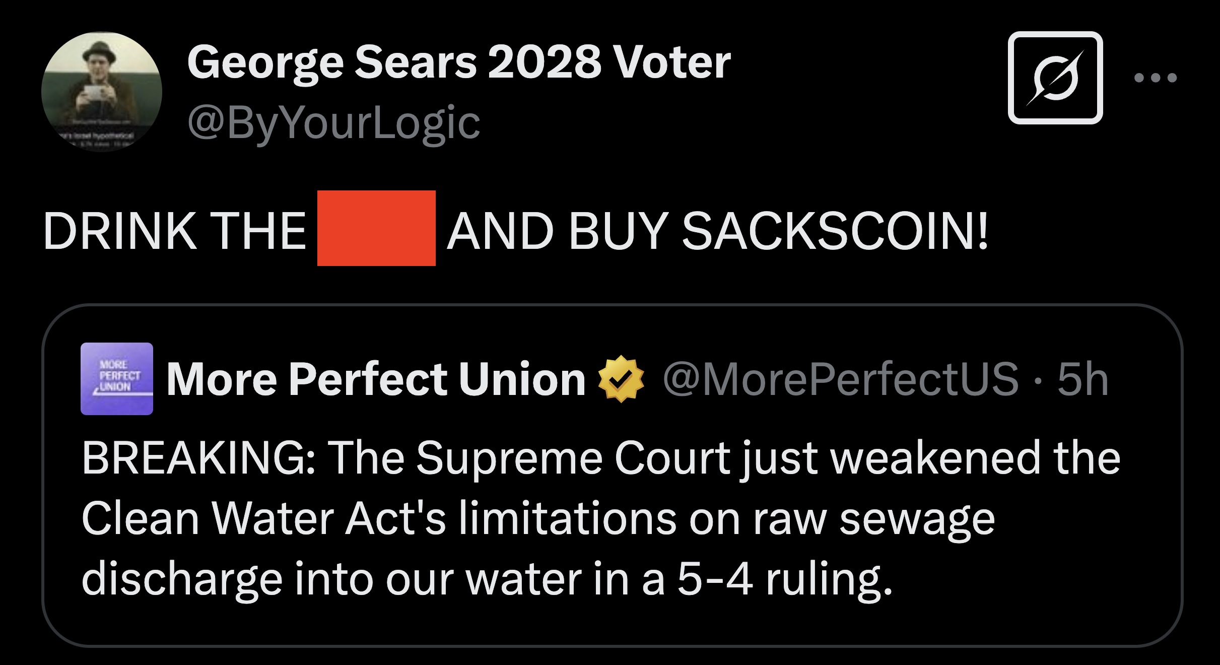 22 Reactions to the Fact That We Gotta Drink Poop Now | eBaum's World