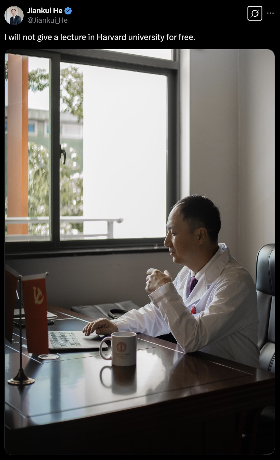 20 Villainous Tweets from Evil Scientist Jiankui He | eBaum's World