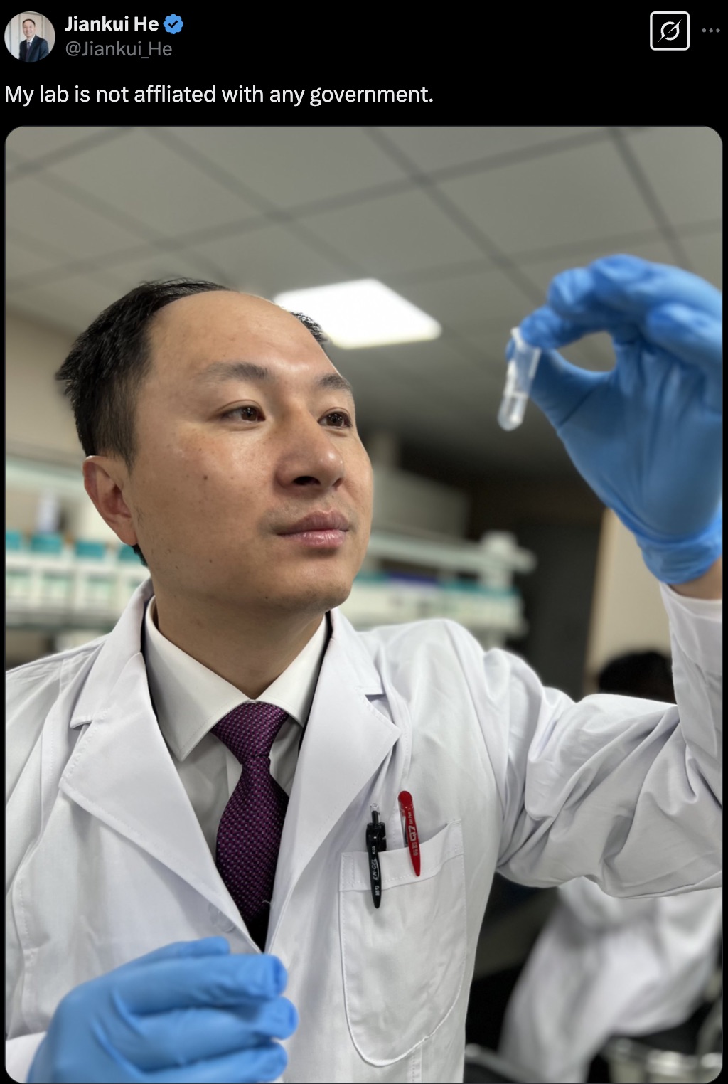 20 Villainous Tweets from Evil Scientist Jiankui He | eBaum's World
