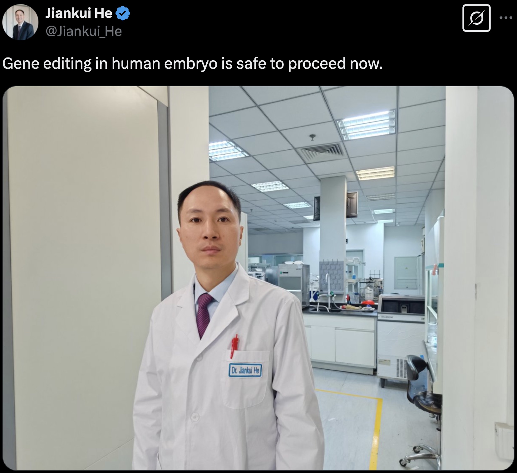 20 Villainous Tweets from Evil Scientist Jiankui He | eBaum's World