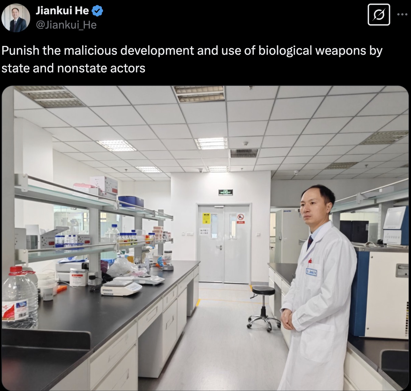 20 Villainous Tweets from Evil Scientist Jiankui He | eBaum's World