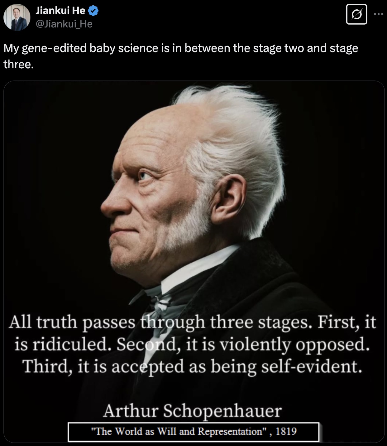 20 Villainous Tweets from Evil Scientist Jiankui He | eBaum's World