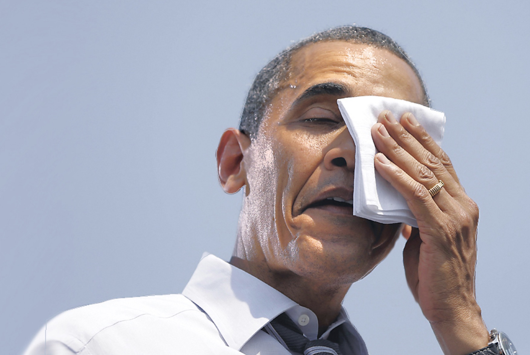 15 Pics Of Politicians Feeling the Heat (Being Sweaty) | eBaum's World