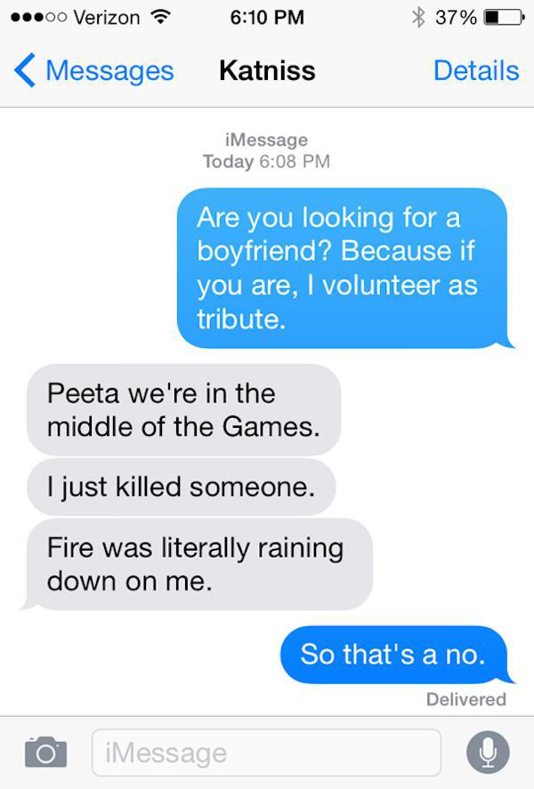 12 Examples Of Fictional Characters Texting Gallery EBaum s World