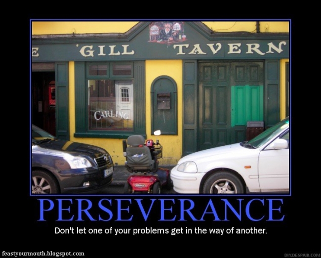 Perseverance Demotivational Poster