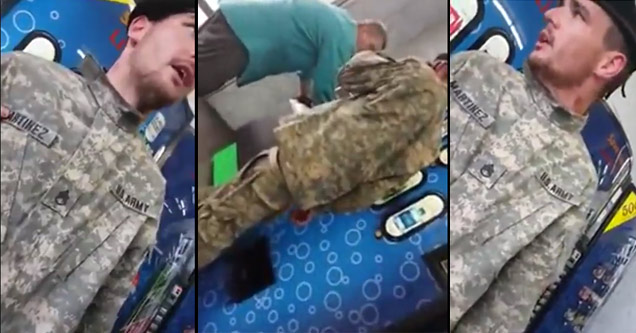 Obvious Case of Stolen Valor at Texas WalMart - Facepalm Video | eBaum ...