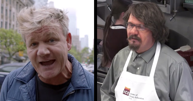Gordon Ramsay Goes Undercover To Spy On A Former Student - Funny Video ...