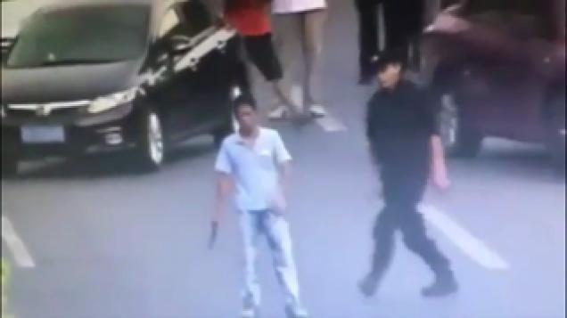 6 Foot Tall Female Chinese Cop Makes Quick Work Of Man With Knife - Wow ...