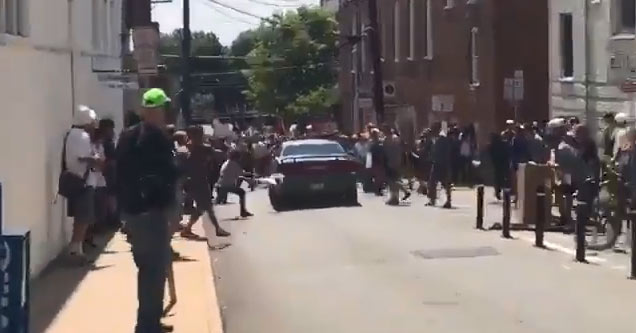 Terrifying Video Of A Car Plowing Through Protesters In Virginia ...