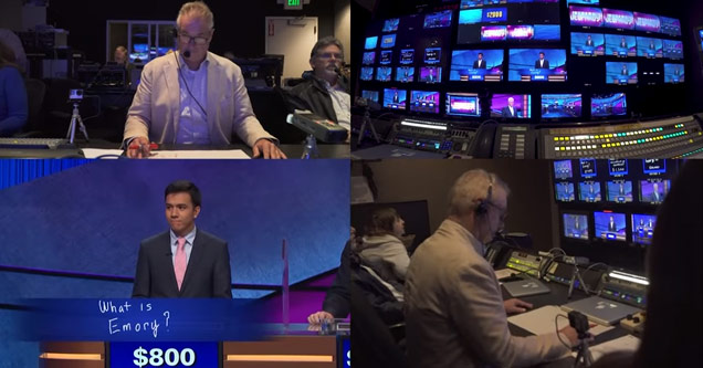A Look at the Chaotic Control Room of Jeopardy During Filming - Wow ...