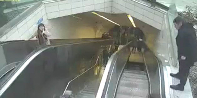 Man Gets Eaten Up By Escalator in Turkey - Ouch Video | eBaum's World