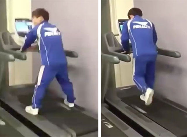 Guy Gets Wrecked Running on Treadmill - Funny Video | eBaum's World