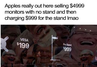 31 Funny Apple Pro Stand Memes That Will Save You $999 - Wow Gallery ...