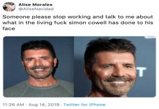 Simon Cowell Facelift Memes and Reactions - Creepy Gallery | eBaum's World