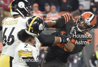 41 Extra-Spicy Myles Garrett Crushing Mason Rudolph With His Helmet ...