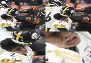 41 Extra-Spicy Myles Garrett Crushing Mason Rudolph With His Helmet ...