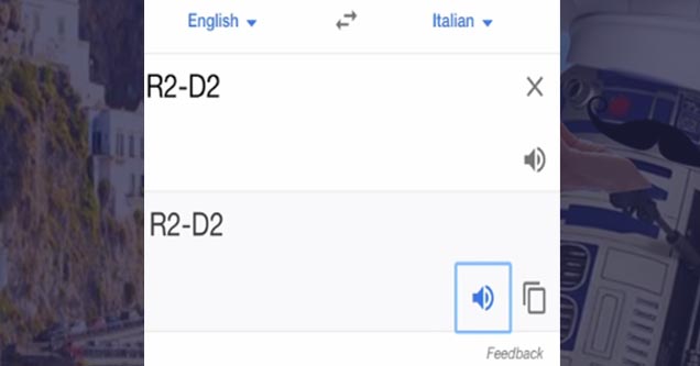 R2-D2 in Italy - Funny Video | eBaum's World