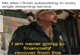 Joe Exotic 'I'm Never Going to Financially Recover From This' Memes ...