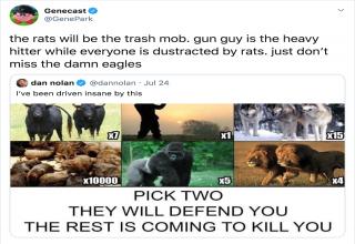 The Best Answers to the 'Pick Two to Defend You' Meme - Funny Gallery ...