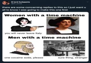 Women With Time Machines V Men With Time Machines - Funny Gallery ...