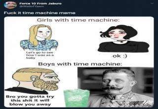 Women With Time Machines V Men With Time Machines - Funny Gallery ...